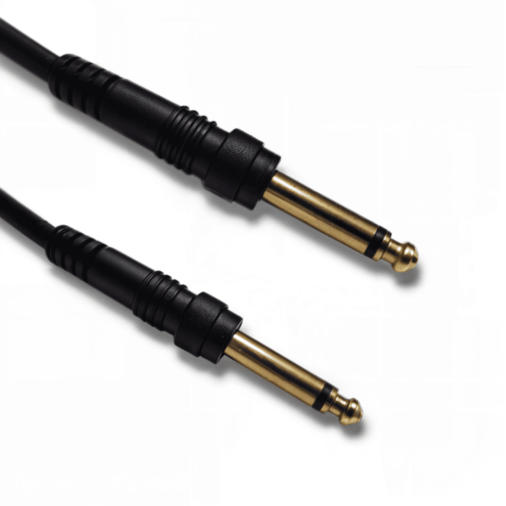 JSJ 411 Premium Audio Cable – 6.35mm Mono Male to Male Connector ...