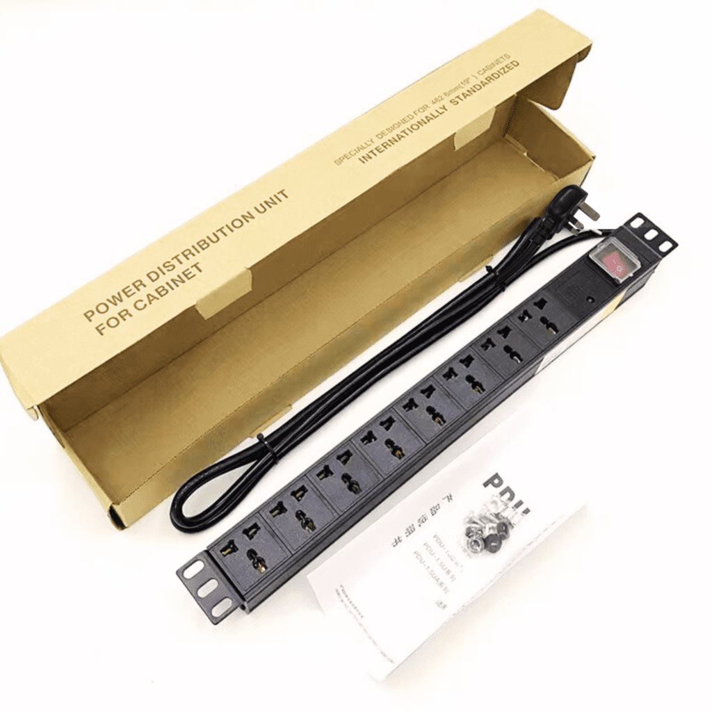PDO 6-Way Dynamic 1U Rack-Mountable Distribution Unit for Server Racks ...